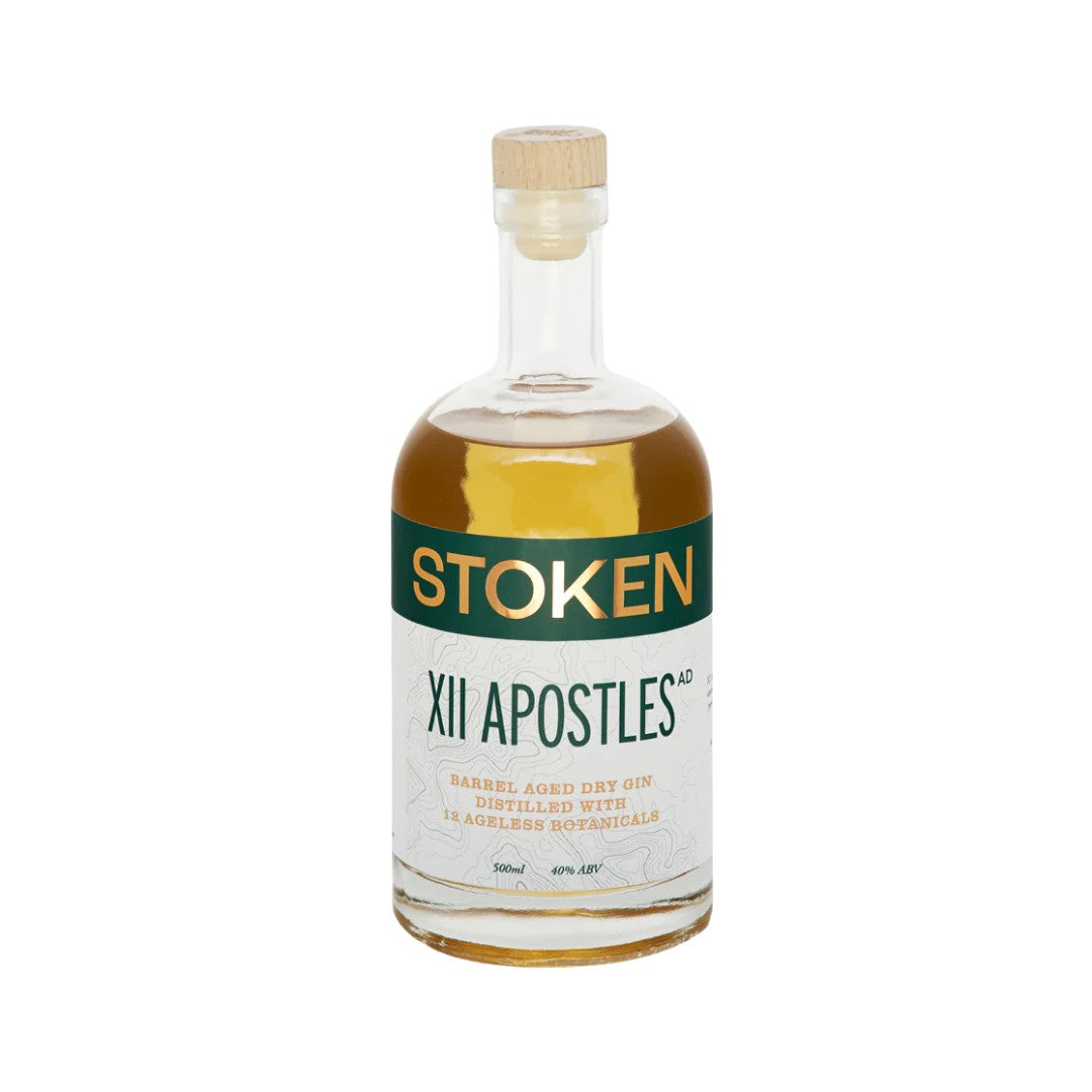 Stoken XII Apostles AD Barrel Aged Dry Gin 500ml (ABV 40%) – Luca ...