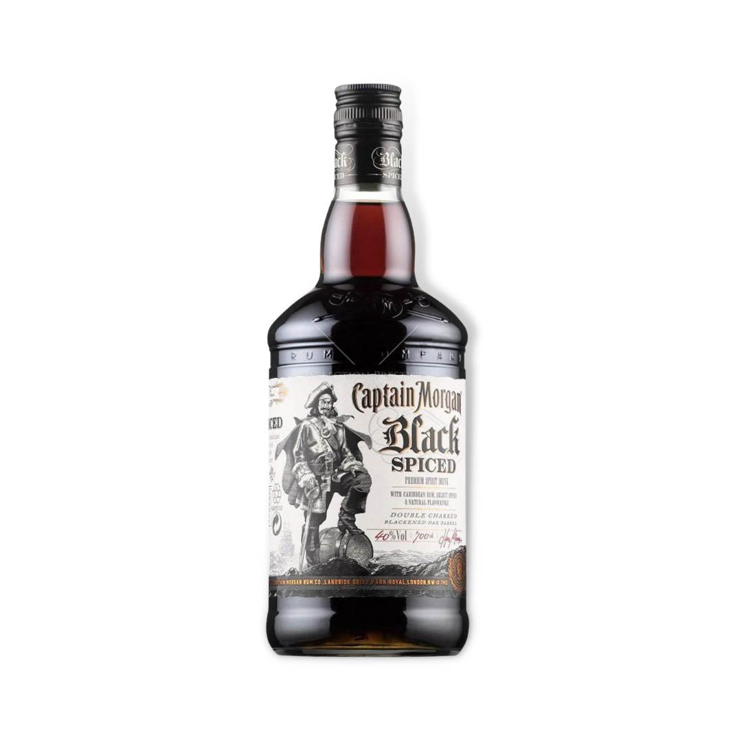 Captain Morgan Black Spiced Rum 700ml (ABV 40%) – Luca Collections
